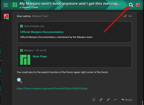 My Manjaro Wont Boot Anymore And I Get This Message Error File Boot