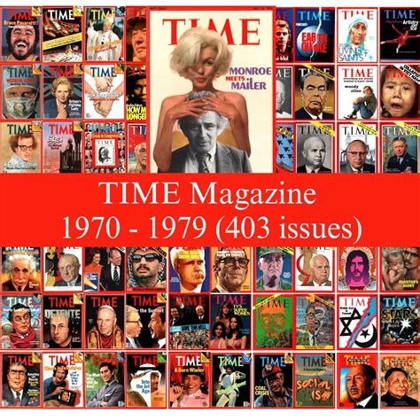 Time Magazine Digital Collection 1970s 1970 1979 403 Issues Etsy