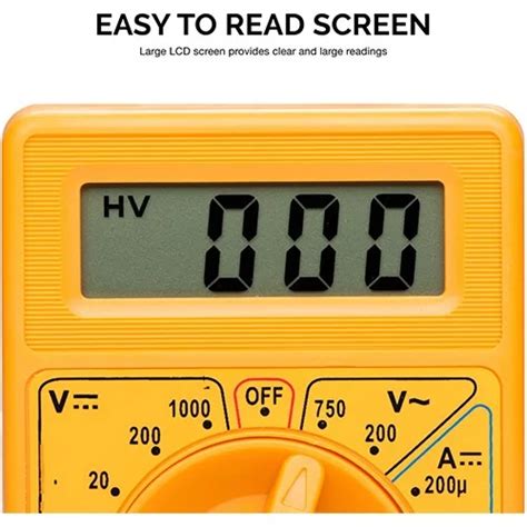 Digital Multimeter With Buzzersquare Wave Output Tester Idolk