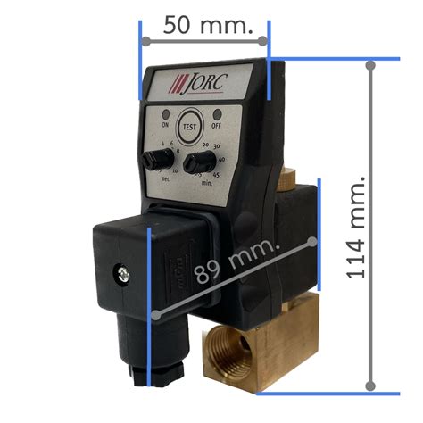 ออโต้เดรนไฟฟ้า Timer Drain Auto Drain Valve Jorc Fluidrain