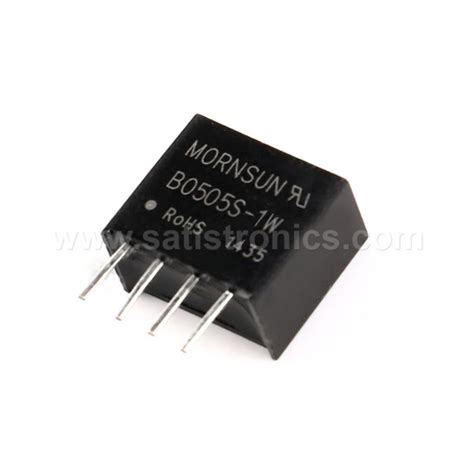B0505s 1w Dip 4 Dc Dc Power Module Chip 5v 5v Satistronics