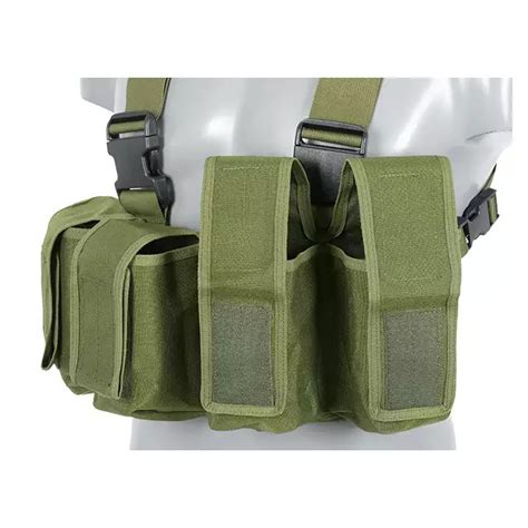 Navy Seal Chest Rig W M16 Ak47 M14 Pouches Olive [8fields Classic
