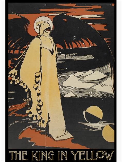Robert W Chambers The King In Yellow Framed Art Print For Sale By