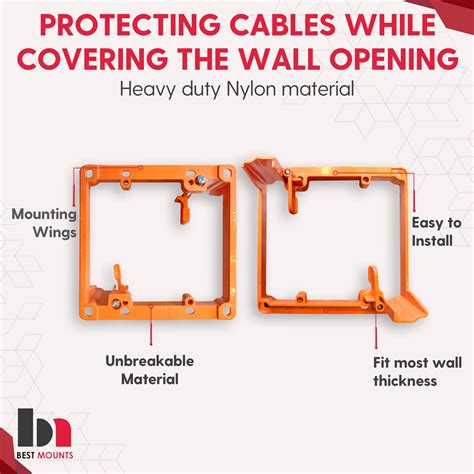 Bestmounts 2 Pack Low Voltage Mounting Brackets 2 Gang