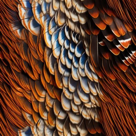 Premium Ai Image The Unique Pattern On A Piece Of Feather On A Pheasant