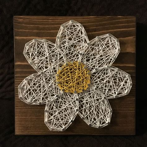 Flower String Art Template