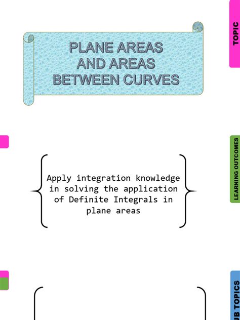 Module 5 Plane Areas And Areas Between Curves Pdf Area Curve