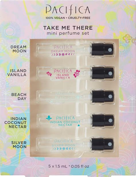 Pacifica Beauty Take Me There Spray Perfume Trial Set 5