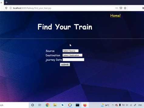 Railway Reservation System Project In Java Web Application Upwork