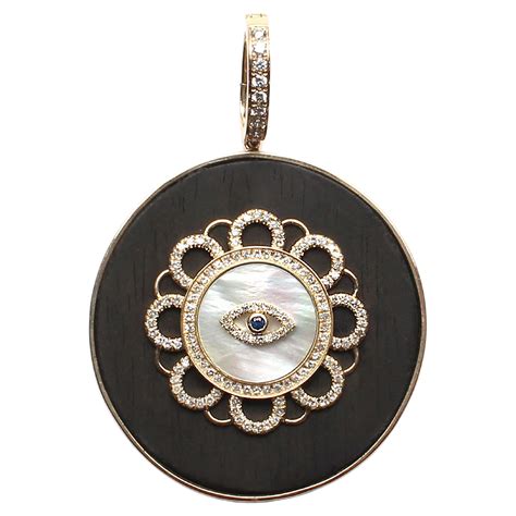 Clarissa Bronfman Signature Ebony 14k Gold Diamond Mo Gem