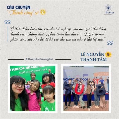 Câu Chuyện Thay Đổi Tương Lai Thanh Tâm Be Better Foundation