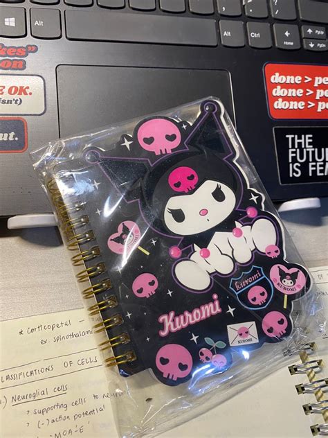 Kuromi Notebook Hobbies Toys Stationary Craft Stationery Babe Supplies On Carousell