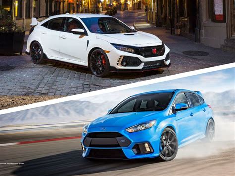 2018 Ford Focus Rs Vs 2018 Honda Civic Type R Which Is Best Autoweb