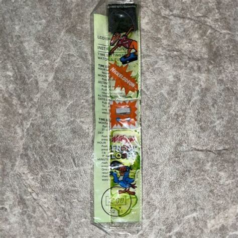 1992 Froot Loops Nickelodeon Slime Watch In Bag Battery Dead 4716343882