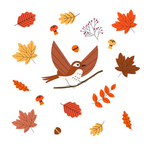 Free Cute Fall Clipart Template To Edit Online