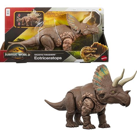 Buy Jurassic World Rebirth Gigantic Thrashers Eotriceratops Shopville