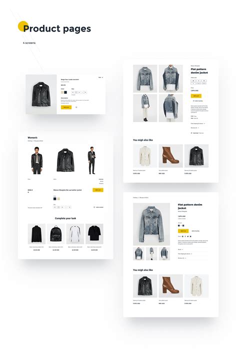 E Commerce Ui Kit On Behance