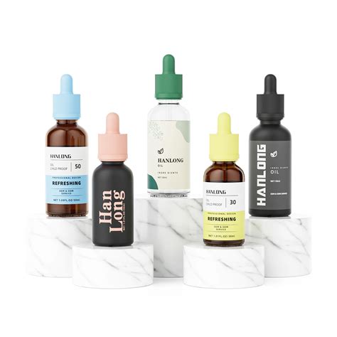 Custom Essential Oil Bottles Manufacturer Glass Dropper And Roller