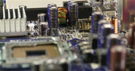 4k Computer Main Boardassembly Circuit Stock Video Video Of Chip Electronics 65705847