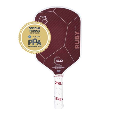 Six Zero Ruby 16mm Pickleball Paddle Fast Free Shipping