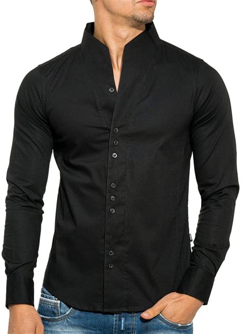 Moderno Herren Hemd Slim Fit Freizeithemd Mod1800ls Artofit