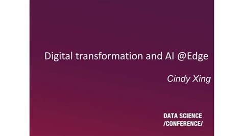 Digital Transformation And Ai Edge Ppt