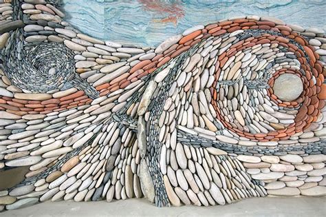 The Ancient Art Of Stone Couple Creates Beautiful Rock Wall Art