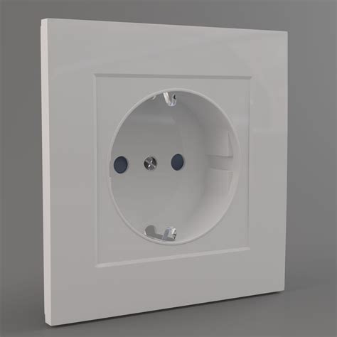 Plug Socket 3d Model 20 3ds Fbx Obj Max Free3d