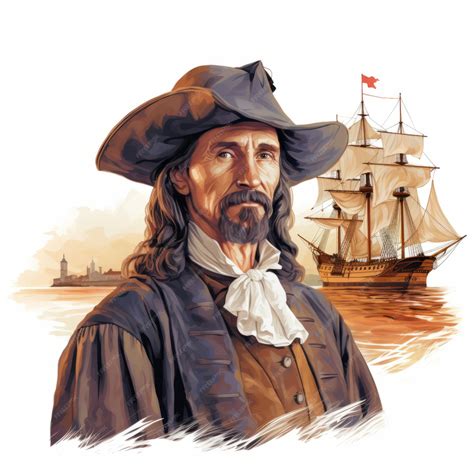 Premium Ai Image Patrick Henry Ayers Pirate Portrait Whistlerian