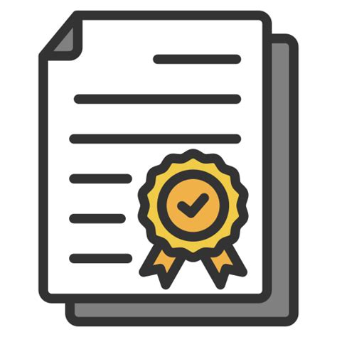 License Generic Color Lineal Color Icon