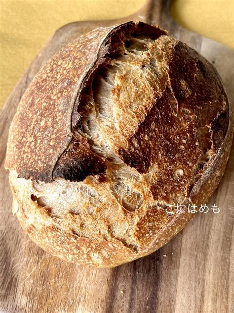 【天然酵母】ヨーグルトを加えて作る！「スペルト小麦とヨーグルトの天然酵母パン」パン生地の作り方・レシピ。 こにはめも