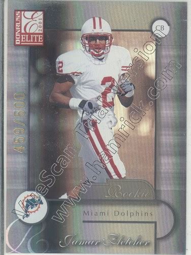 Jamar Fletcher Rc Rookie Draft Wisconsin Badgers Elite College 500