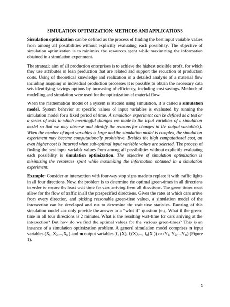 No14simulation Optimization Pdf Algorithms Computational Science