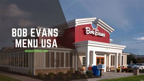 Bob Evans Menu With Prices 2026 Usa Updated Menu With Prices