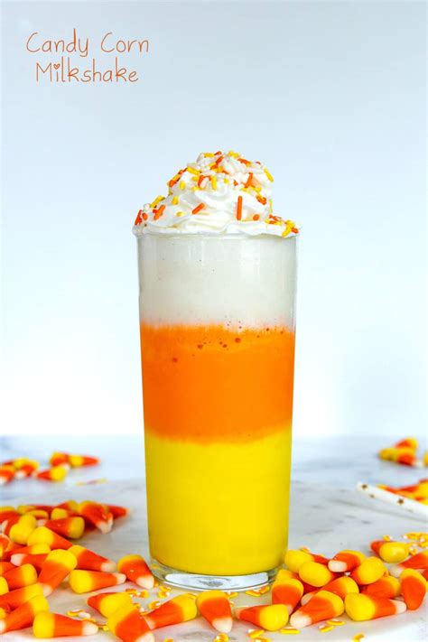 Candy Corn Milkshake Recipe We Are Not Martha