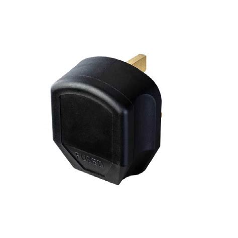 Masterplug 7b Mpa Work 13a Fused 3 Pin Heavy Duty Plug Black