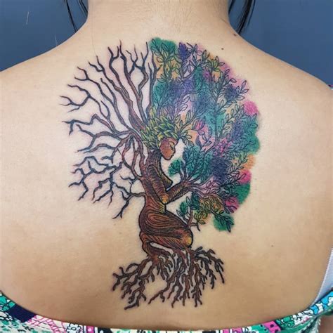 77 Awesome Tree Tattoos For Back To Try On Right Now Psycho Tats