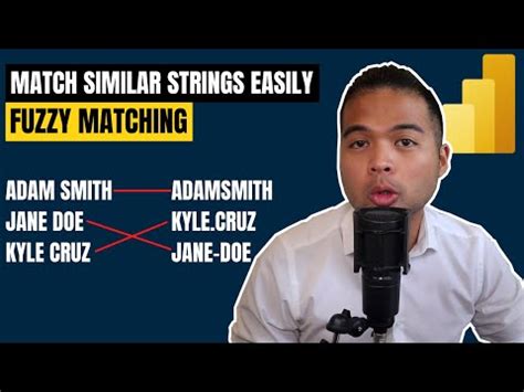 Use FUZZY MATCHING to match similar strings EASILY Beginners Guide to Power BI in 2022 - Fernan ...