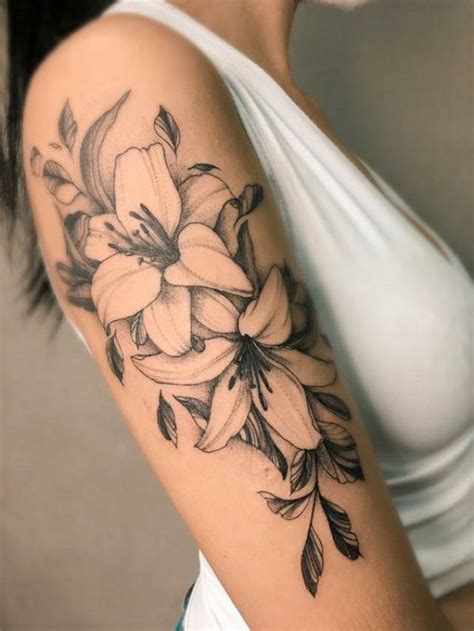 White Lily Flower Tattoo Meaning Best Flower Site
