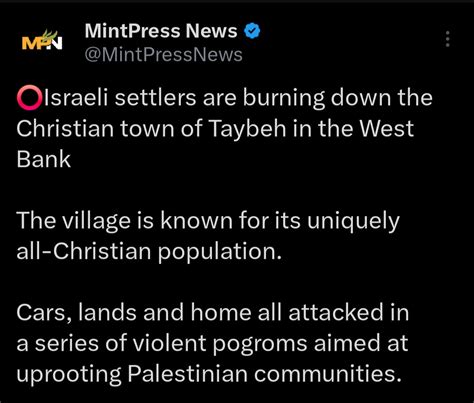 Violent Illegal Zionist Pig Settlers Are On S Murderous Rampage Against