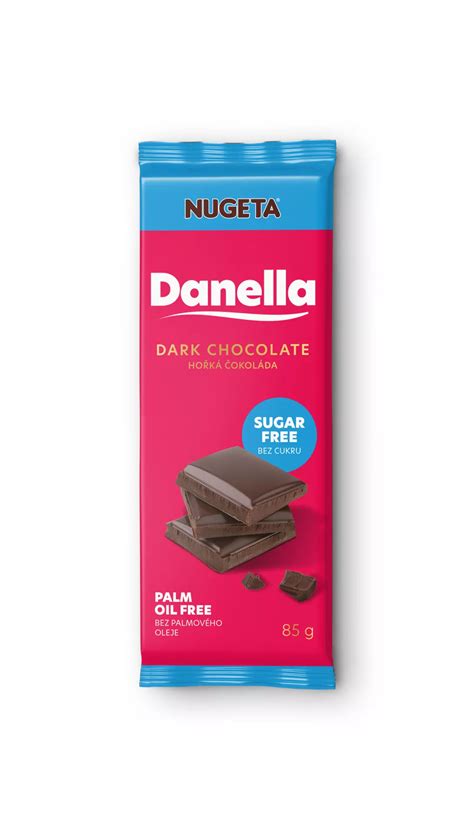 Nugeta Danella Dark Chocolate Zero Sugar 85 G