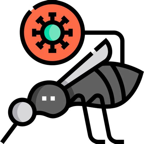 Malaria Detailed Straight Lineal Color Icon