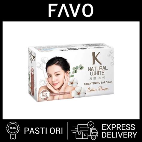 Jual Sabun Mandi K Natural Cotton Flower Bar Soap 85 Gr Shopee Indonesia