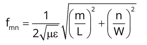 Learnemc Cavity Resonance Calculator Rectangular Circuit Board