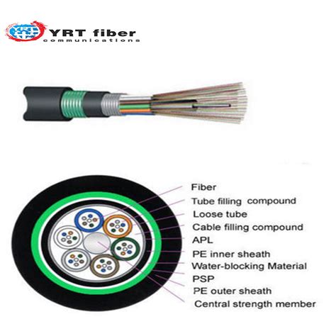 Gyfta53 Layer Twisted Single Mode Double Armor Double Shield Direct Buried Optical Cable