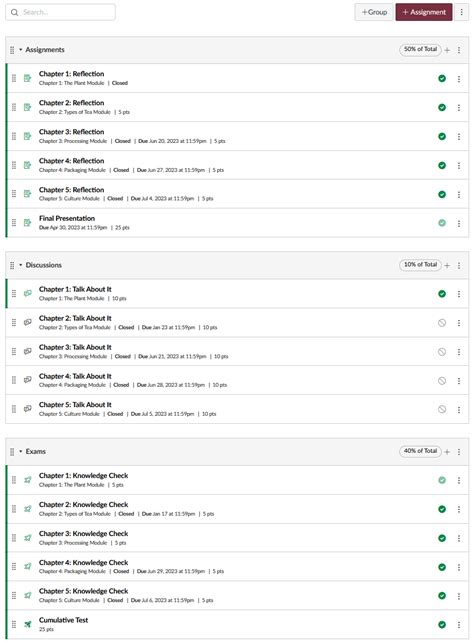 How Do I Create Assignment Weights Fsu Canvas Support Center