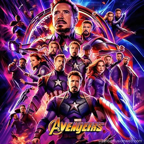 Avengers Endgame The Youtuber Assemble Stable Diffusion Online