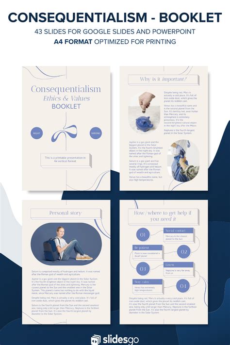 Consequentialism Ethics And Values Booklet