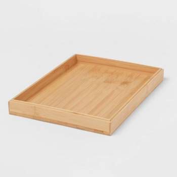 9 X 12 Stackable Bamboo Accessory Tray Set With Lid Brightroom