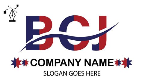 Premium Vector Bcj Letter Logo